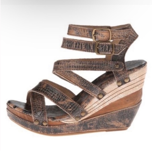 Bed Stu | Shoes | Bed Stu Juliana Wedge Sandals Size | Poshmark